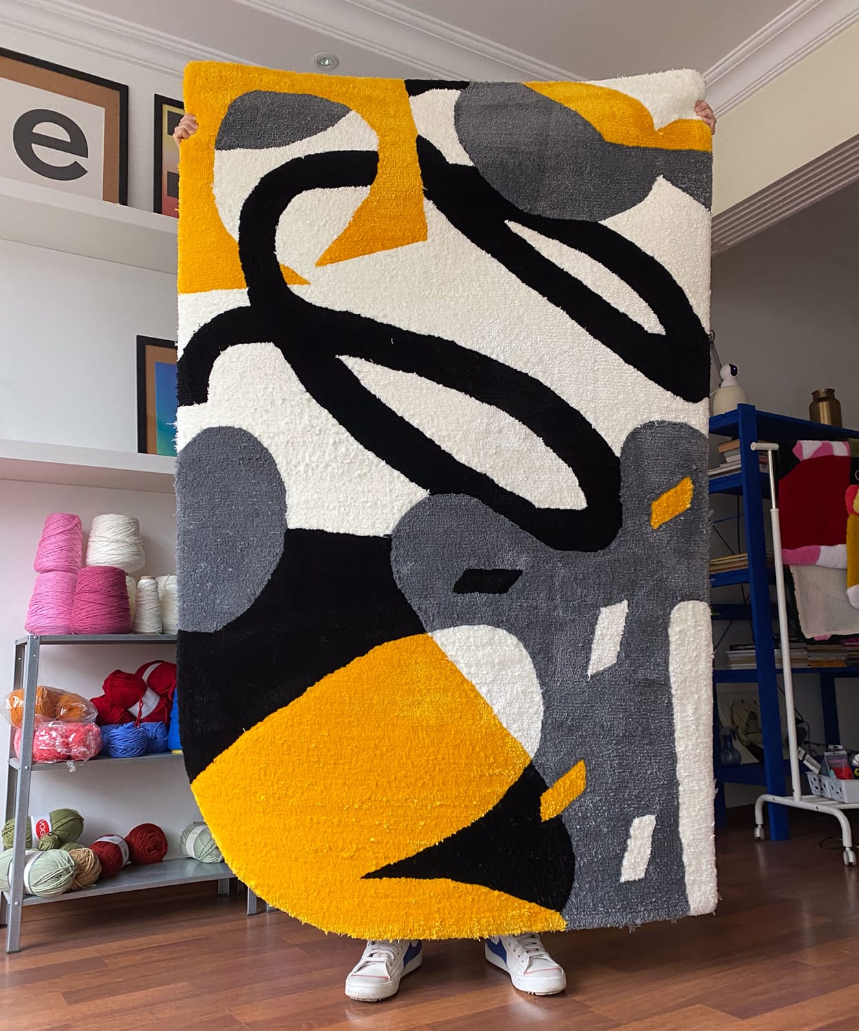 "Lunar Eclipse" Handtufted Rug — Jun Objects