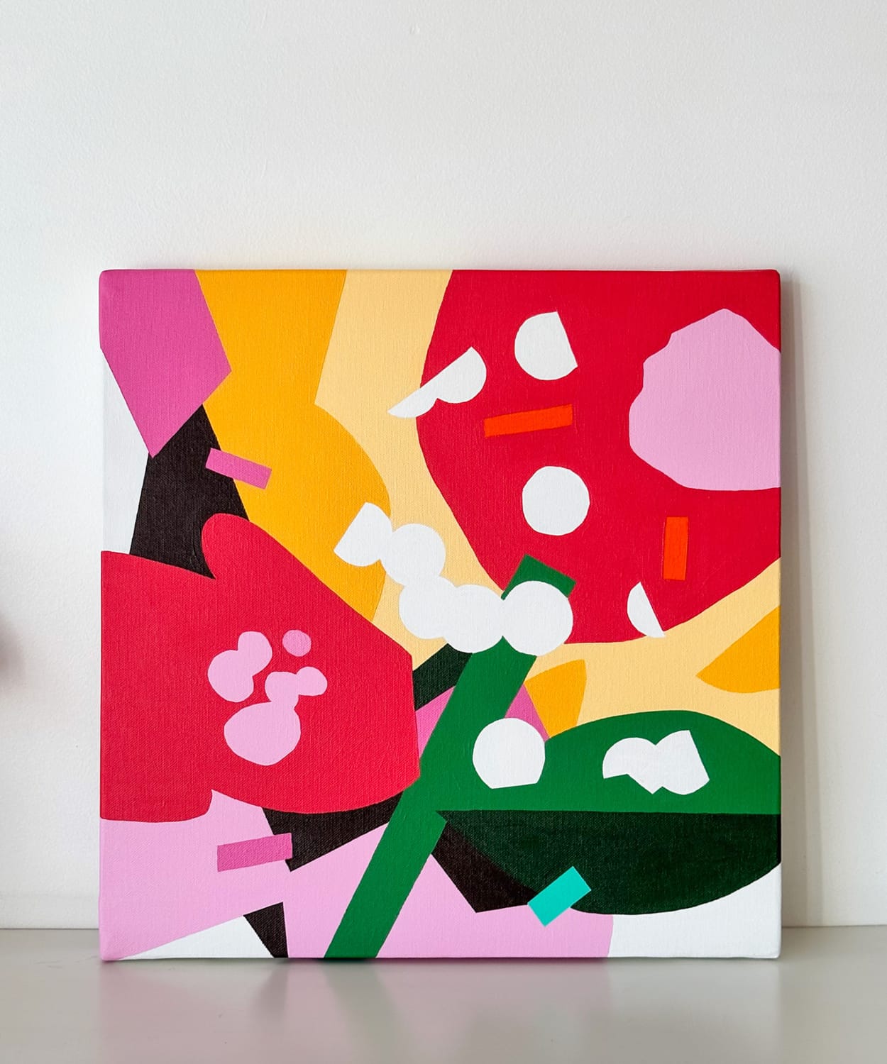 Blooming Bush Original Painting — Jun Objects